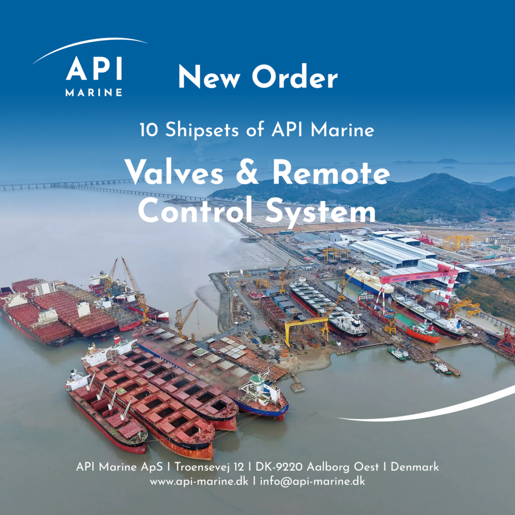 New Order Secured – 10 Shipsets of API Marine Valves & Remote Control ...